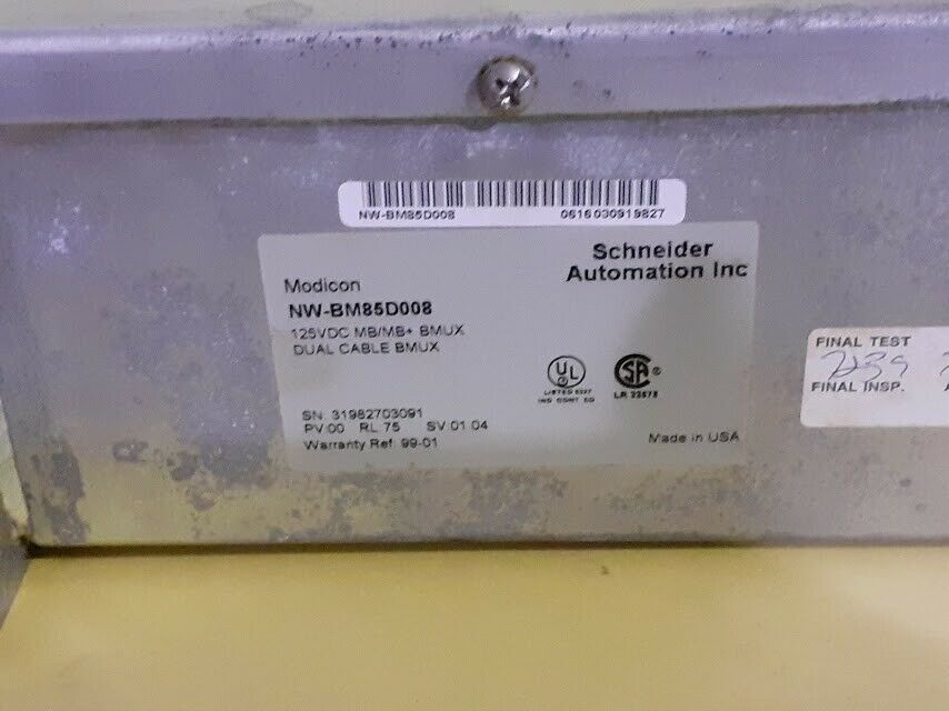 Schneider Modicon NW-BM85D008 Bridge Mux MB/MB+ BMUX Dual Cable BMUX ...