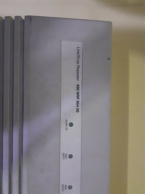 Schneider Modicon 490NRP95400 Fiber Optic Repeater RI/O Line Drop 490 ...