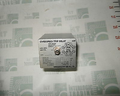 Over-Speed Trip Relay Osr 18555 Freq 201.4Hz Speed 2000Rpm ...
