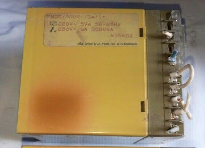 Pilz 17652 Pnoz/22v~/3a/1r 474650 safety relay - Industrial SOL Pte Ltd