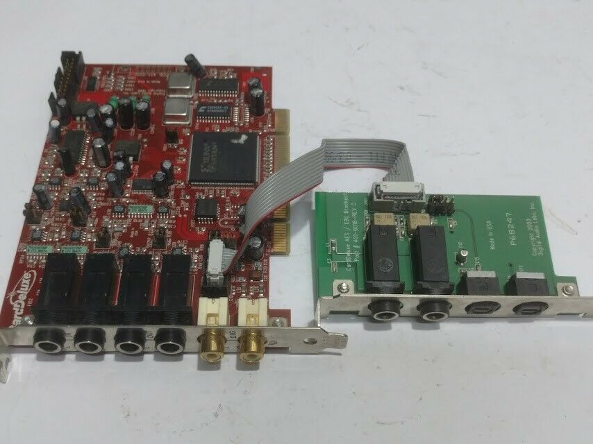 CardDeluxe PCB 401-0020-F Multimedia Audio Controller with 401-0018 Rev ...