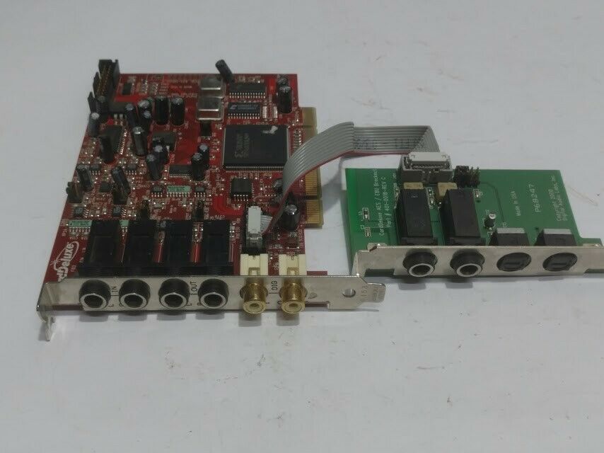 CardDeluxe PCB 401-0020-F Multimedia Audio Controller with 401-0018 Rev ...