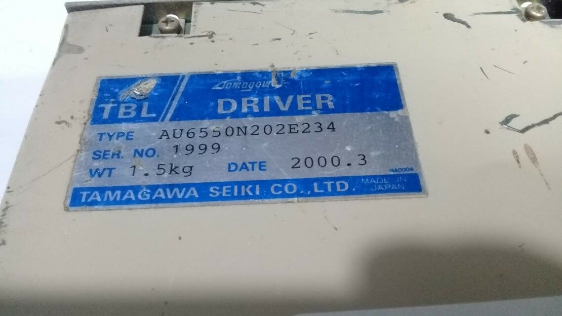 Tamagawa TBL Driver AU6550N202E234 Tamagawa Seiki - Industrial SOL Pte Ltd