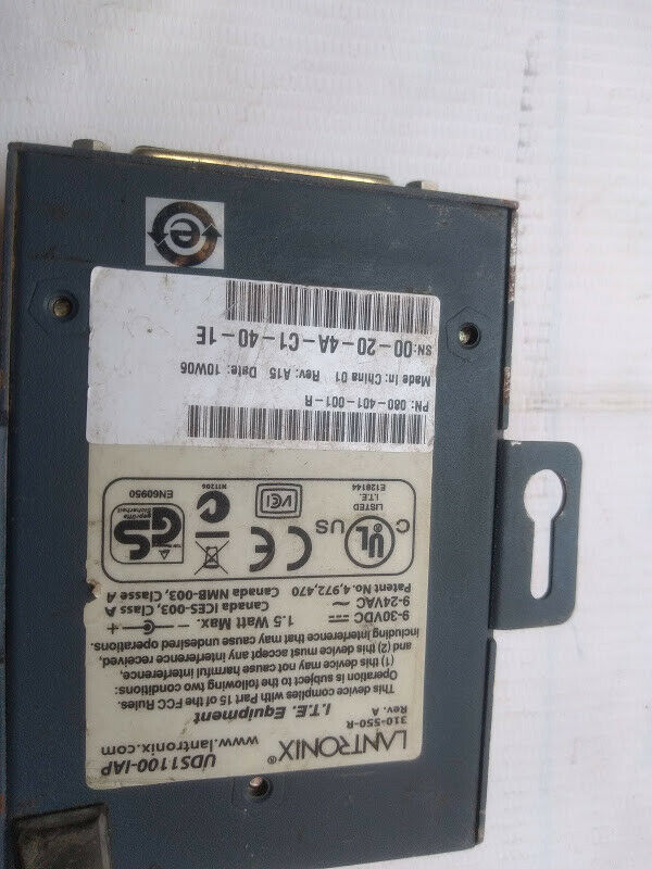 Lantronix UDS1100-IAP 080-401-001-R Rev A15 UDS IA Device Server ...