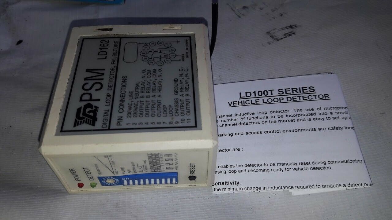PSM LD100T Series Digital Vehicle Loop Detector Failsecure LD162 ...