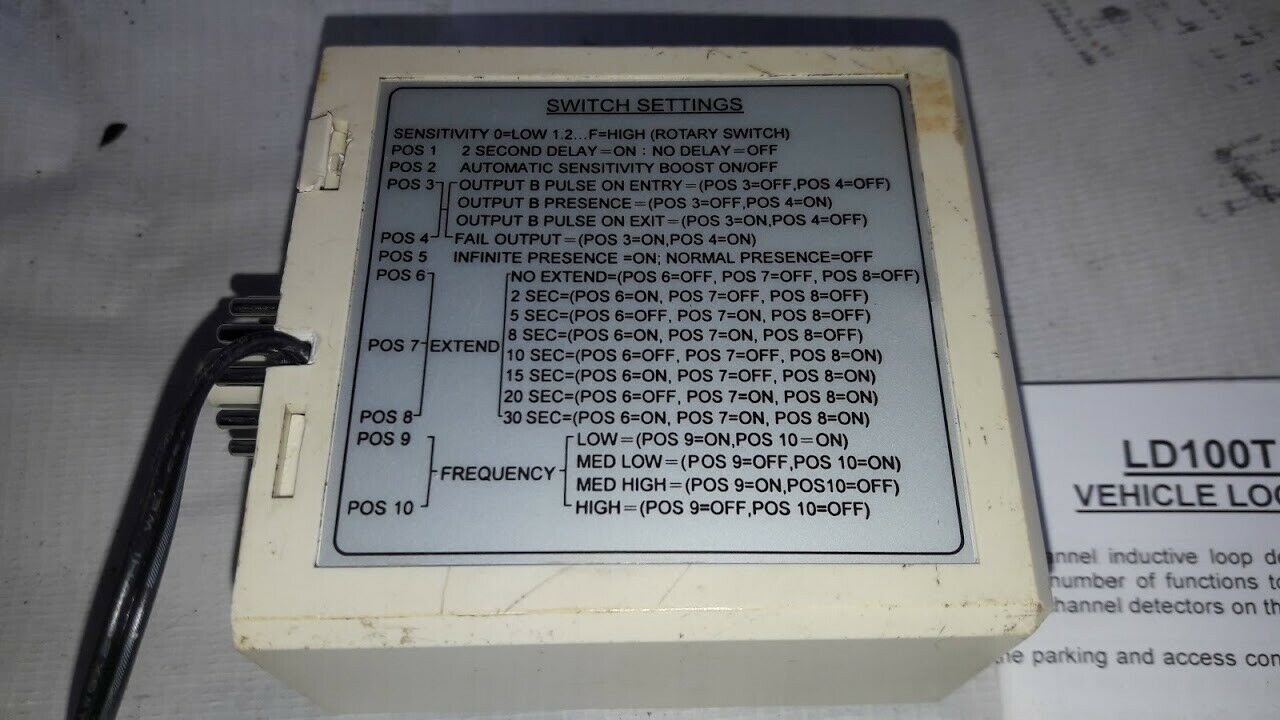 PSM LD100T Series Digital Vehicle Loop Detector Failsecure LD162 ...