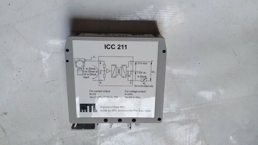 New Measurement technology MTL ICC211-I1-O1 Input Voltage to Current ...