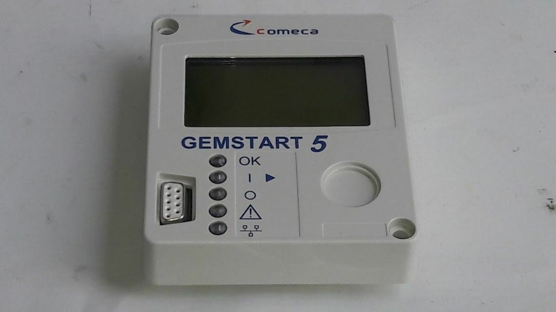 COMECA gemstart 5 comgs5-lcd f001477 Motor protection relay ...