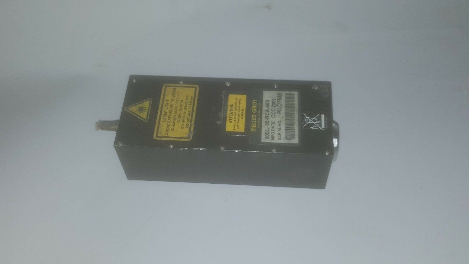 Melles griot 85-RCA-400 400mW red laser - Industrial SOL Pte Ltd