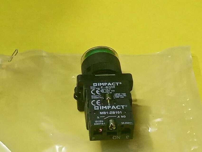 MB3-EW631 Impact Z-BW06 MB1-ZB101 Green push button electrical panel ...
