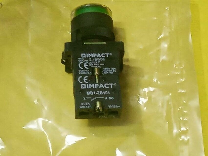 MB3-EW631 Impact Z-BW06 MB1-ZB101 Green push button electrical panel ...