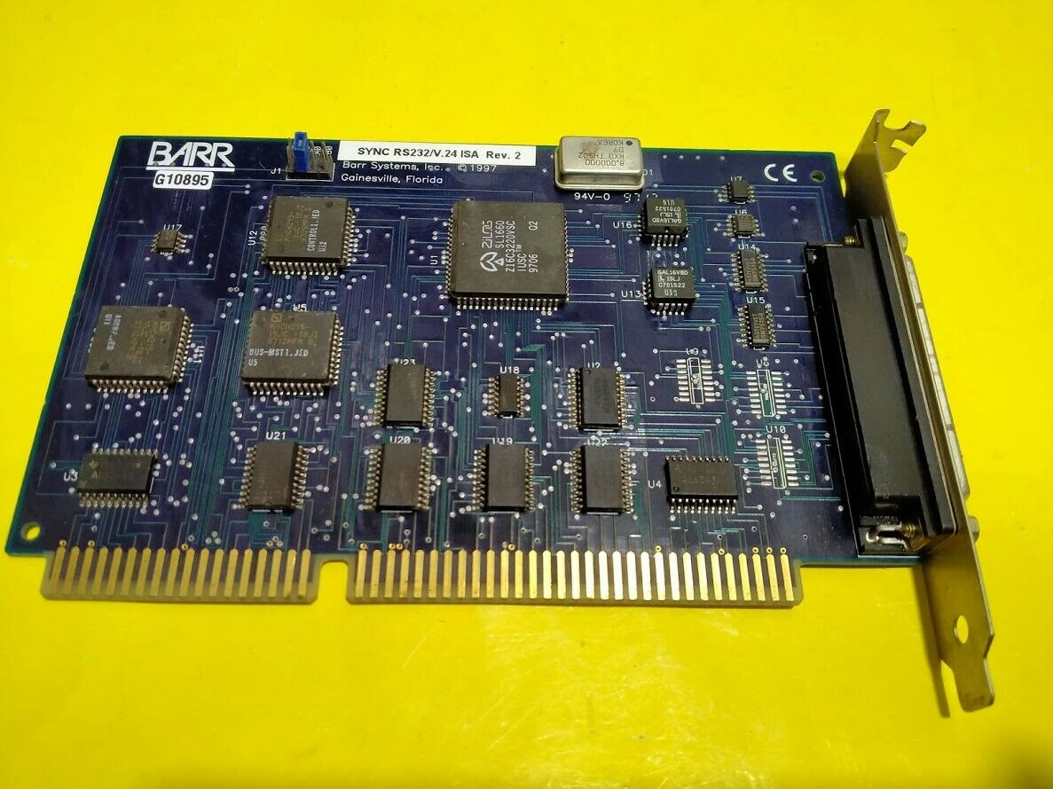 BARR System Inc. G10895 RS232/V.24 ISA REV. 2 BAR SYSTEM CARD ...