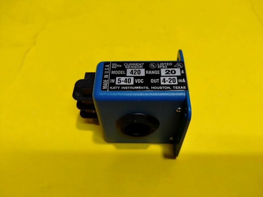 Riley Corporation, Katy instruments Model. 420 Current Sensor 420-20 ...