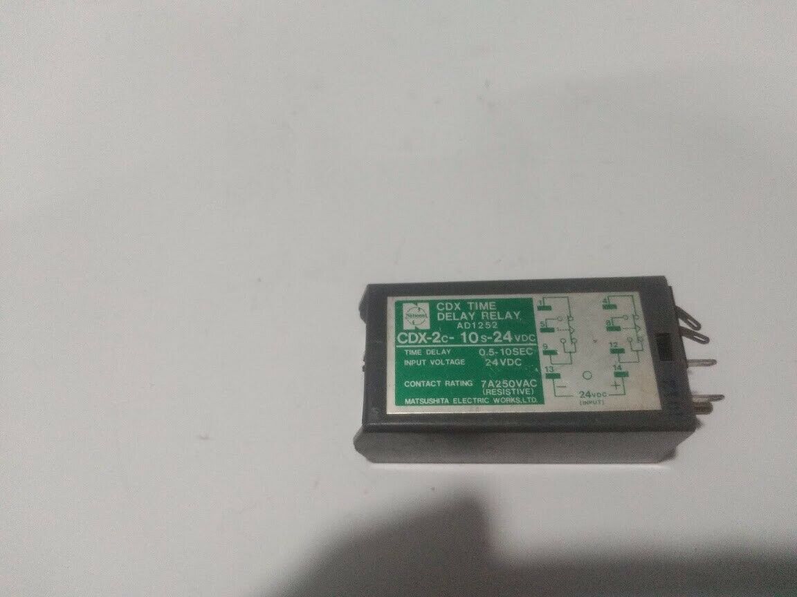 Matsushita CDX-2C 10s-24VDC CDX Time Delay Relay Marine Store Spare ...