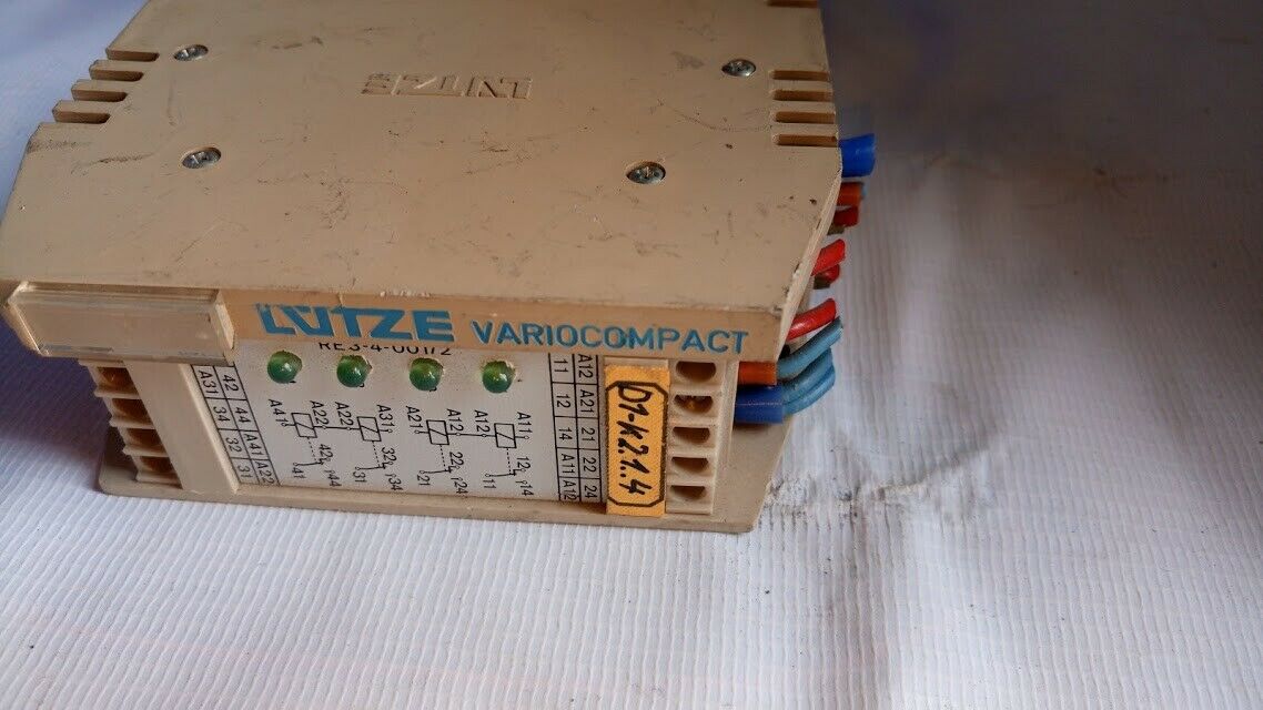 LUTZE Vario compact RE 3-4-001/2 Art nr 73511 Relay Module - Industrial ...