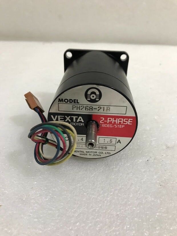 Oriental Motor Co LTD Vexta PH268-21B 2 Phase dc 5.4v double side shaft Motor - Industrial SOL ...