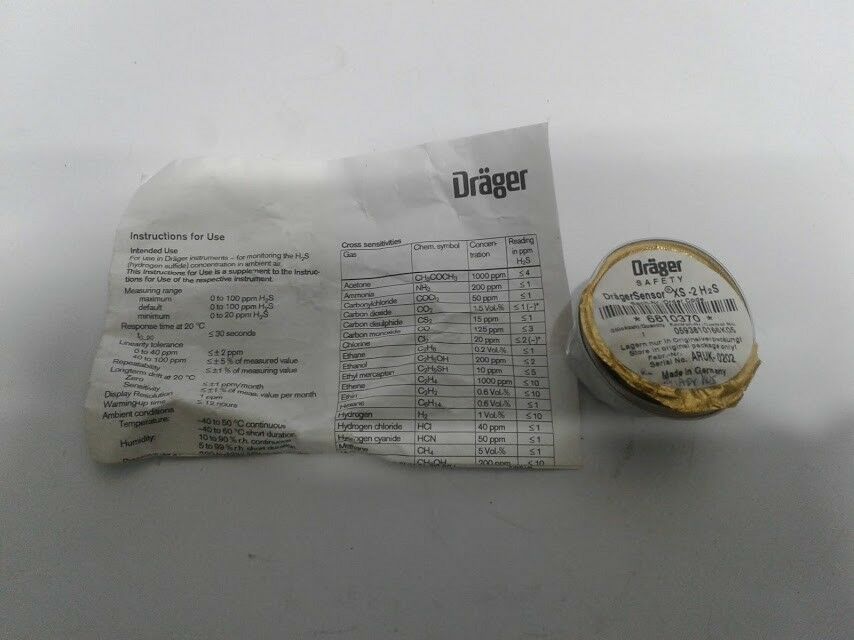 New Drager Safety Xs 2 H2s Dragersensor Industrial Sol Pte Ltd