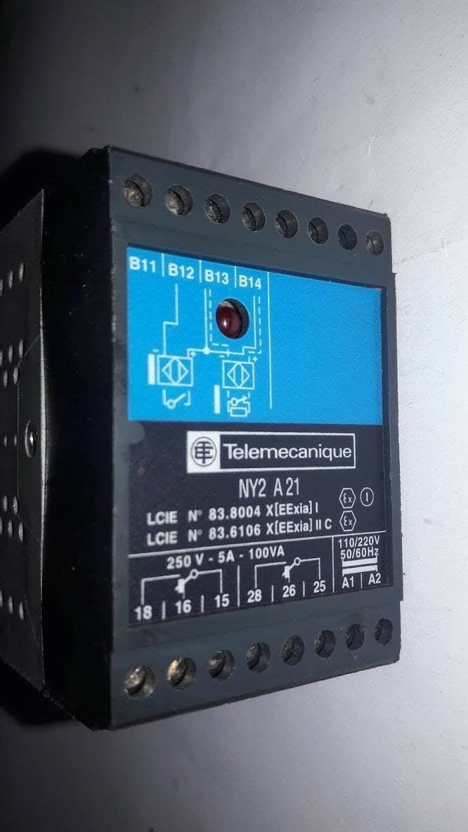 Telemecanique NY2 A21 Single Channel Dual Output Relay 250V NY2A21 ...
