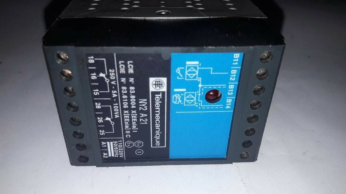 Telemecanique NY2 A21 Single Channel Dual Output Relay 250V NY2A21 ...
