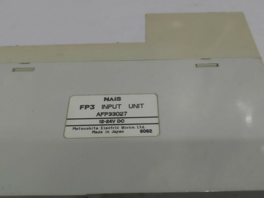 Nais FP3 Input Unit AFP33027 12-24VDC IN64 Matsushita Electric Works ...