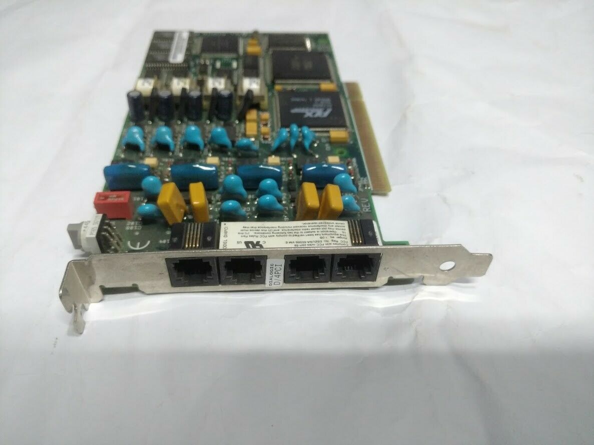 Dialogic D/4PCI 83-0562-003 Rev A 96-0676-001 85-0562-006 Rev. A PBX 4 port In - Industrial SOL ...