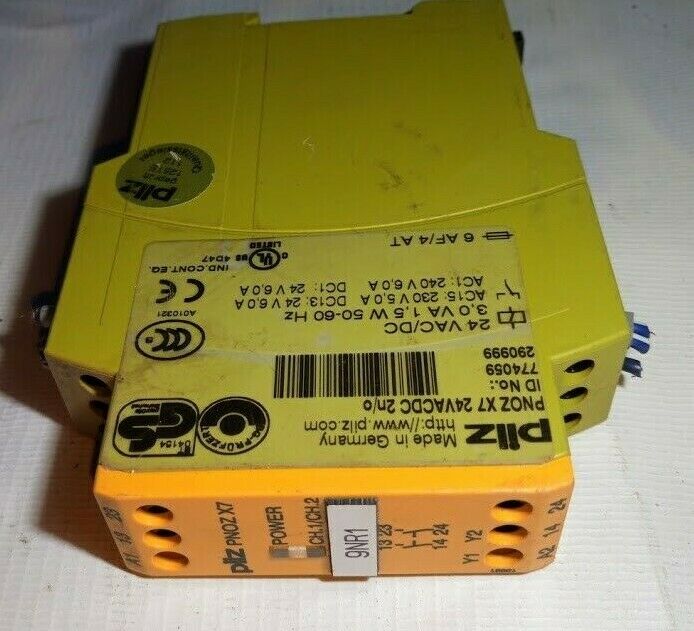 Pilz Pnoz X7 774059 AC/DC Safety Relay 24VACDC 2n/o - Industrial SOL ...