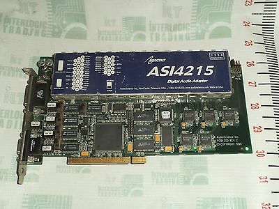 PCB4200 Rev C AudioScience ASI4215 Rev COC Pro Broadcast Sound Card ...