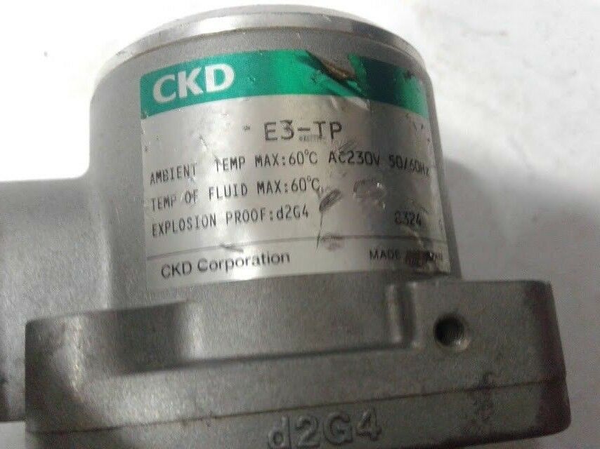 New CKD Corporation Japan E3-TP PNEUMATIC VALVE explosion proof d2G4 ...