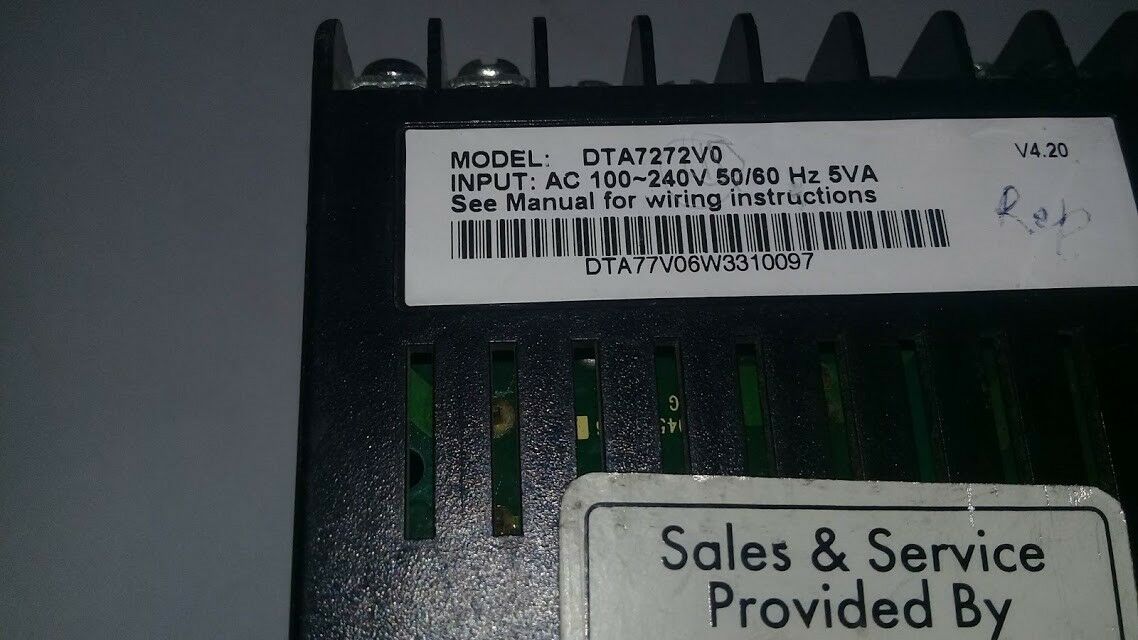 Delta DTA 7272 Temperature Controller DTA7272V0 V4.20 - Industrial SOL ...