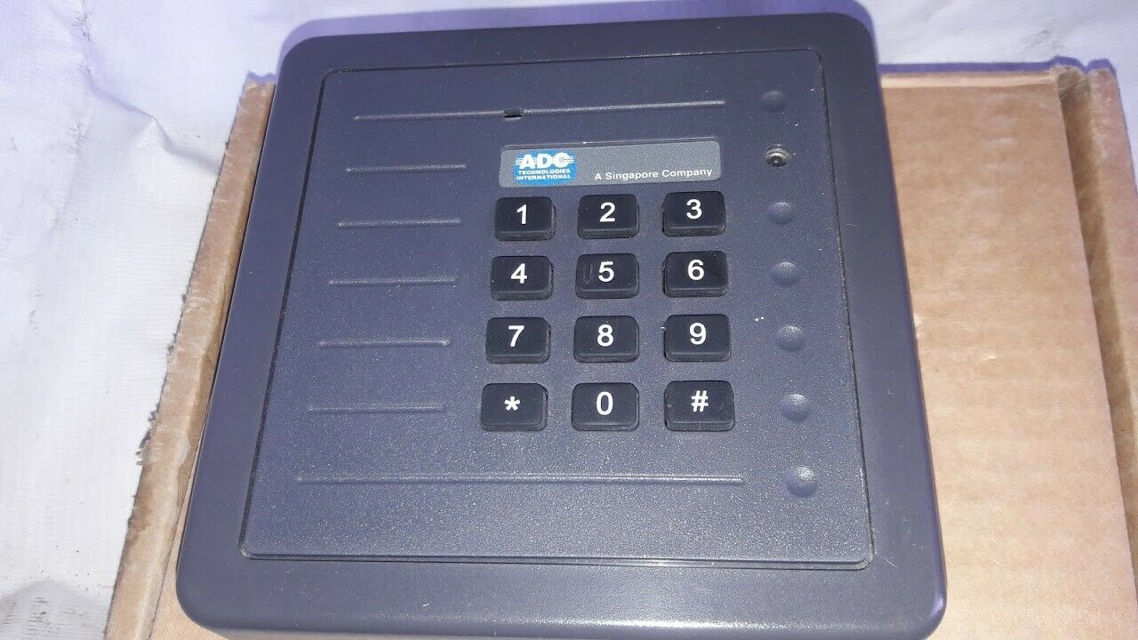 New HID Corporation 5355AGK00 ProxPro Proximity Reader With ADC Keypad ...