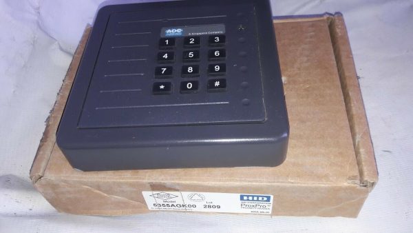 New HID Corporation 5355AGK00 ProxPro Proximity Reader With ADC Keypad ...