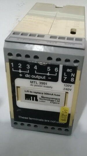 MTL 3991 Measurement Technology DC Power Supply - Industrial SOL Pte Ltd