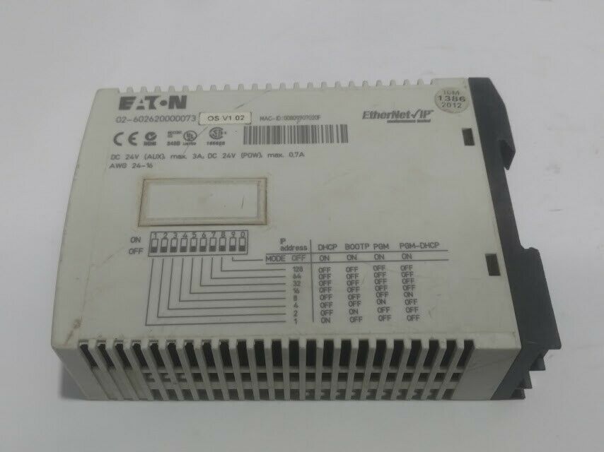 Eaton EU5C-SWD-EIP-MODTCP Gateway Ethernet Module 24 VDC - Industrial ...