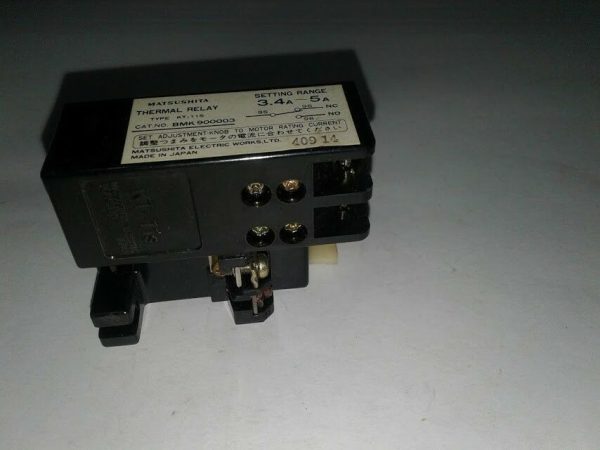 Matsushita KT-11s BMK 900003 Thermal Relay - Industrial SOL Pte Ltd