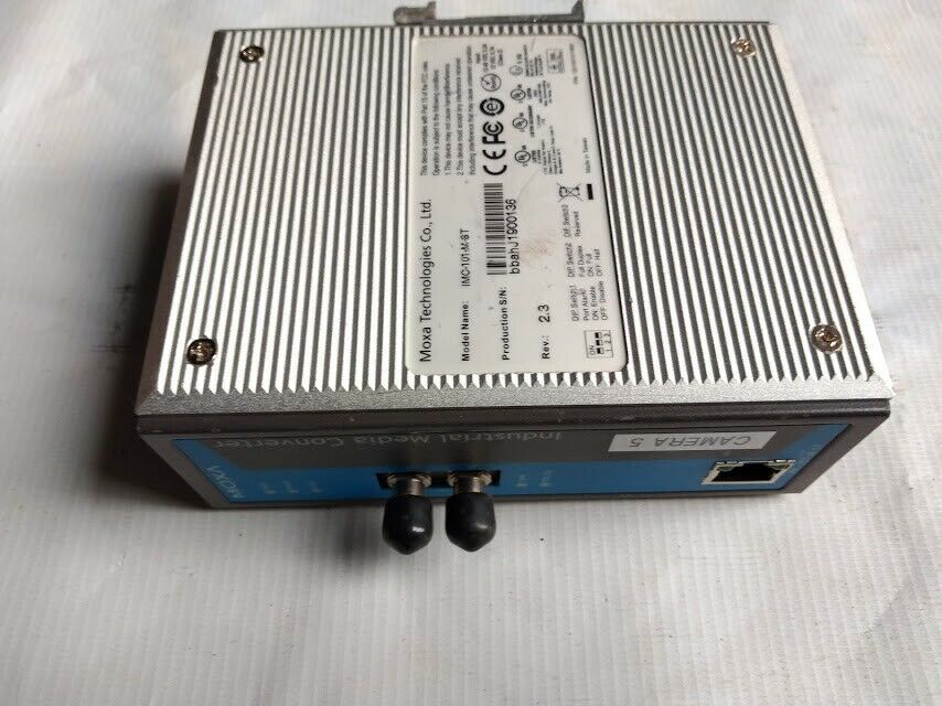 Moxa IMC-101-MST Rev.2.3 Industrial Media Converter IMC101MST ...