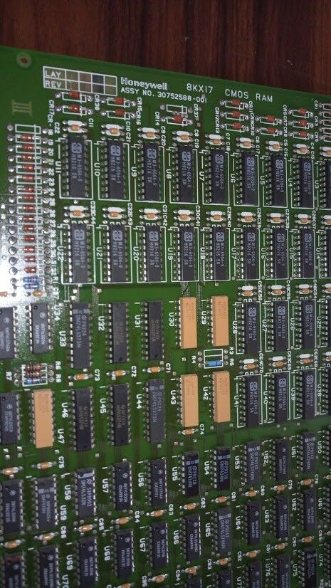 Honeywell 8KX17 Cmos Ram 30752588-001 Cmos Ram PC Board data hiway port ...