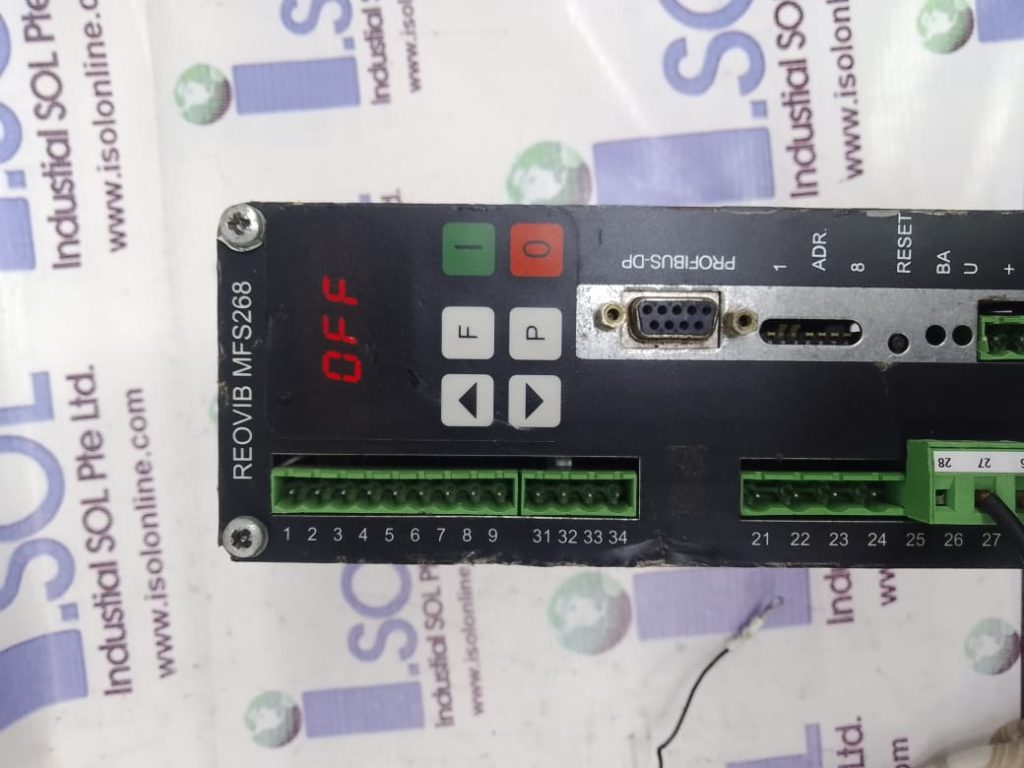 REOVIB MFS268 DP24 Profibus-DP Frequency Controller For Vibratory Feeder - Industrial SOL Pte Ltd
