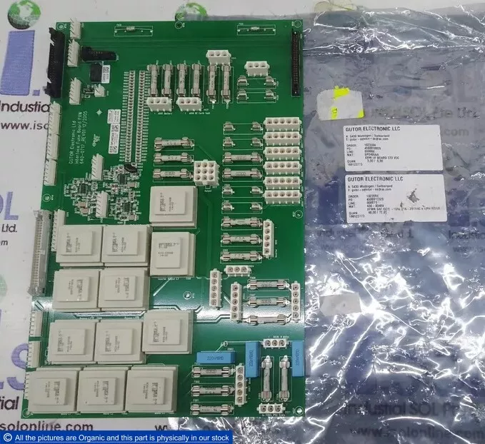 640-0717 Gutor Interface Fuse Board PXW Rev 01 Industrial UPS Gutor ...