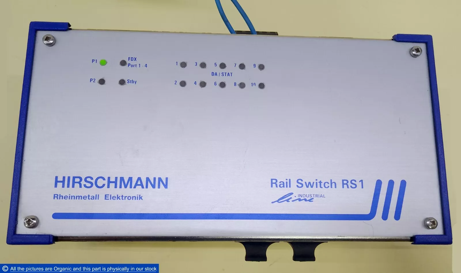HIRSCHMANN RS1-FX/FX V2.0 Ethernet Rail Switch RS1 943 606-031 Rheinmetall New - Industrial SOL ...