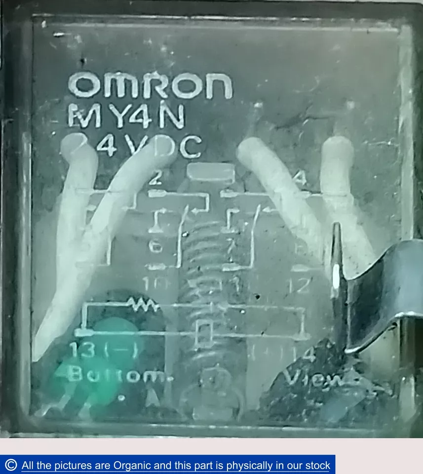 Omron MY4N Miniature Power Relay 24VDC 4 Poles 14 Pins With Socket ...