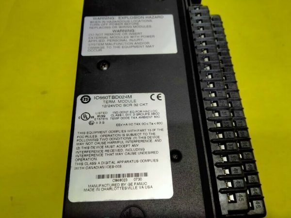 GE Fanuc IC660BBD024 Genius IC660EBD024 Source Block IC660TBD024 New - Industrial SOL Pte Ltd