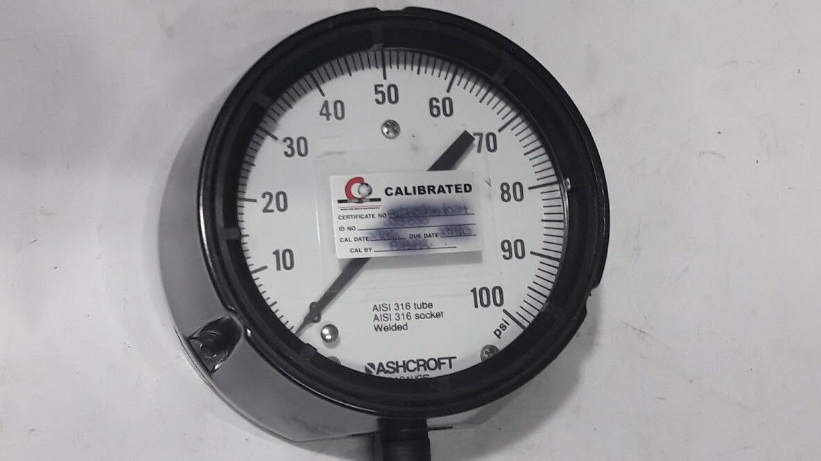 Ashcroft Duragauge 451279SS04L100 Pressure Gauge 1279 Marine Store ...