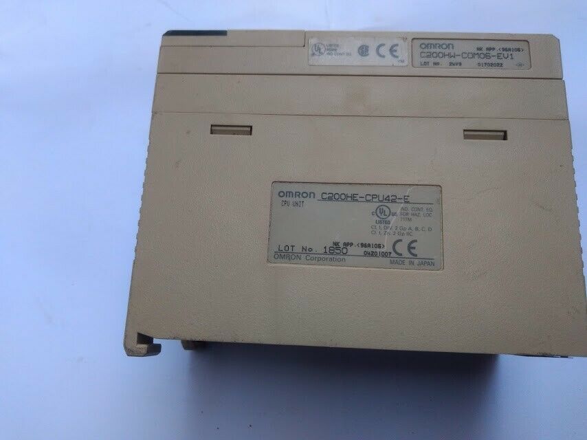 Omron C200HE-CPU42-E Programmable Controller CPU Unit With C200HW-C0M06-EV1 - Industrial SOL Pte Ltd