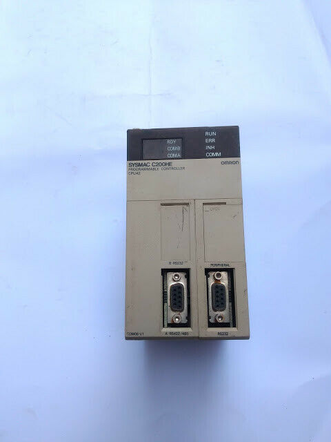 Omron C200HE-CPU42-E Programmable Controller CPU Unit With C200HW-C0M06 ...