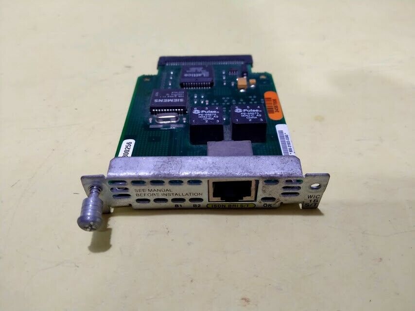 CISCO 800-01833-03A0 PORT ISDN BRI S/T INTERFACE CARD - Industrial SOL ...