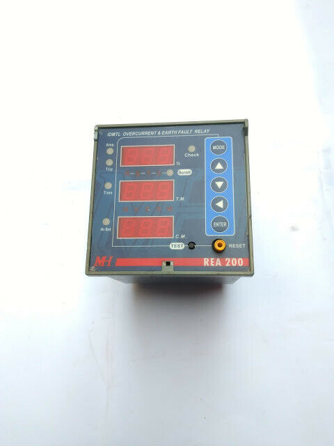 M-H REA 200 Idmtl Overcurrent & Earth Fault Relay Mun Hean REA200 ...