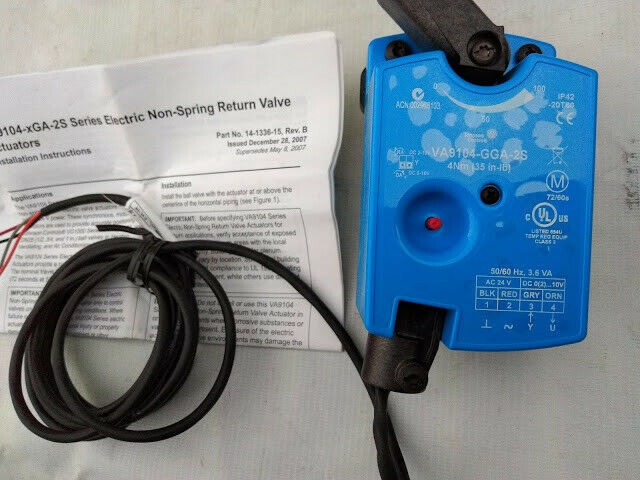 Valve Actuator JOHNSON CONTROLS, Electric Ball , VG1000, Electric Ball ...