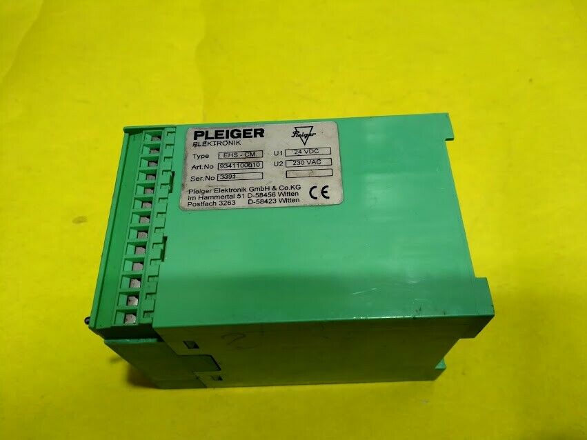 Pleiger Elektronik EHS-CM 9341100010 24VDC control module EHSCM ...