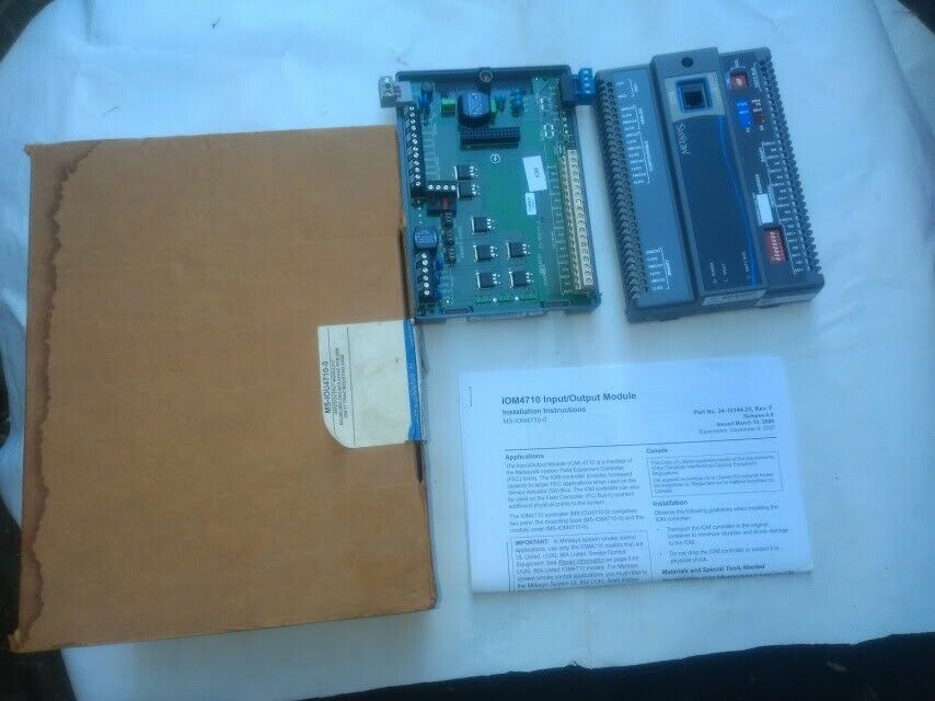 Johnson Controls MS-IOM4710-0 Rev G S/W Ver 4.0 MS-IOU4710-0 Input Output Module - Industrial ...