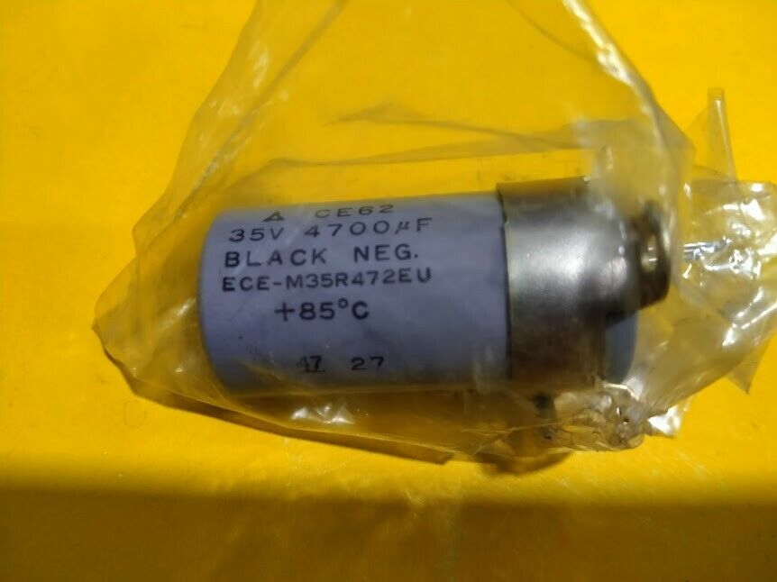 ECE M35R472EU 35V 4700UF BLACK NEG Capacitor CE62 New - Industrial SOL ...